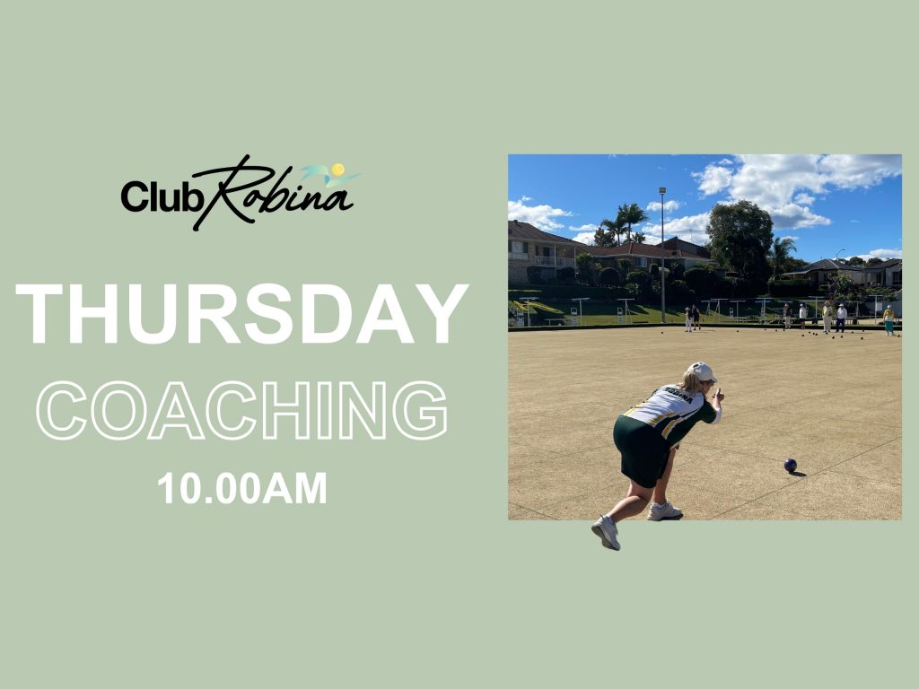 Thursday Coaching – Club Robina