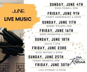 WHAT'S ON AT CLUB ROBINA – Club Robina • Bar • Pokies • Bistro ...