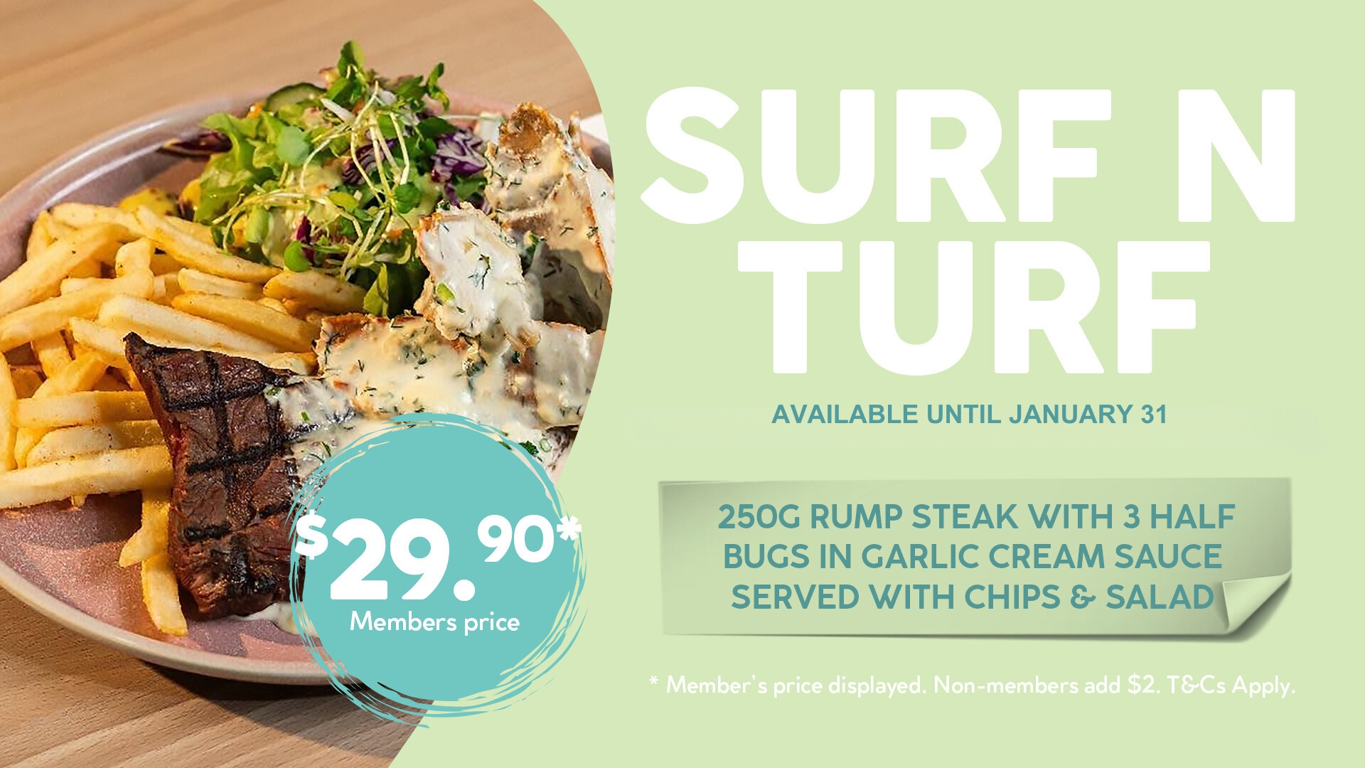 Surf n Turf – Club Robina